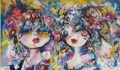 Ballerina Girl II van Christine Comyn